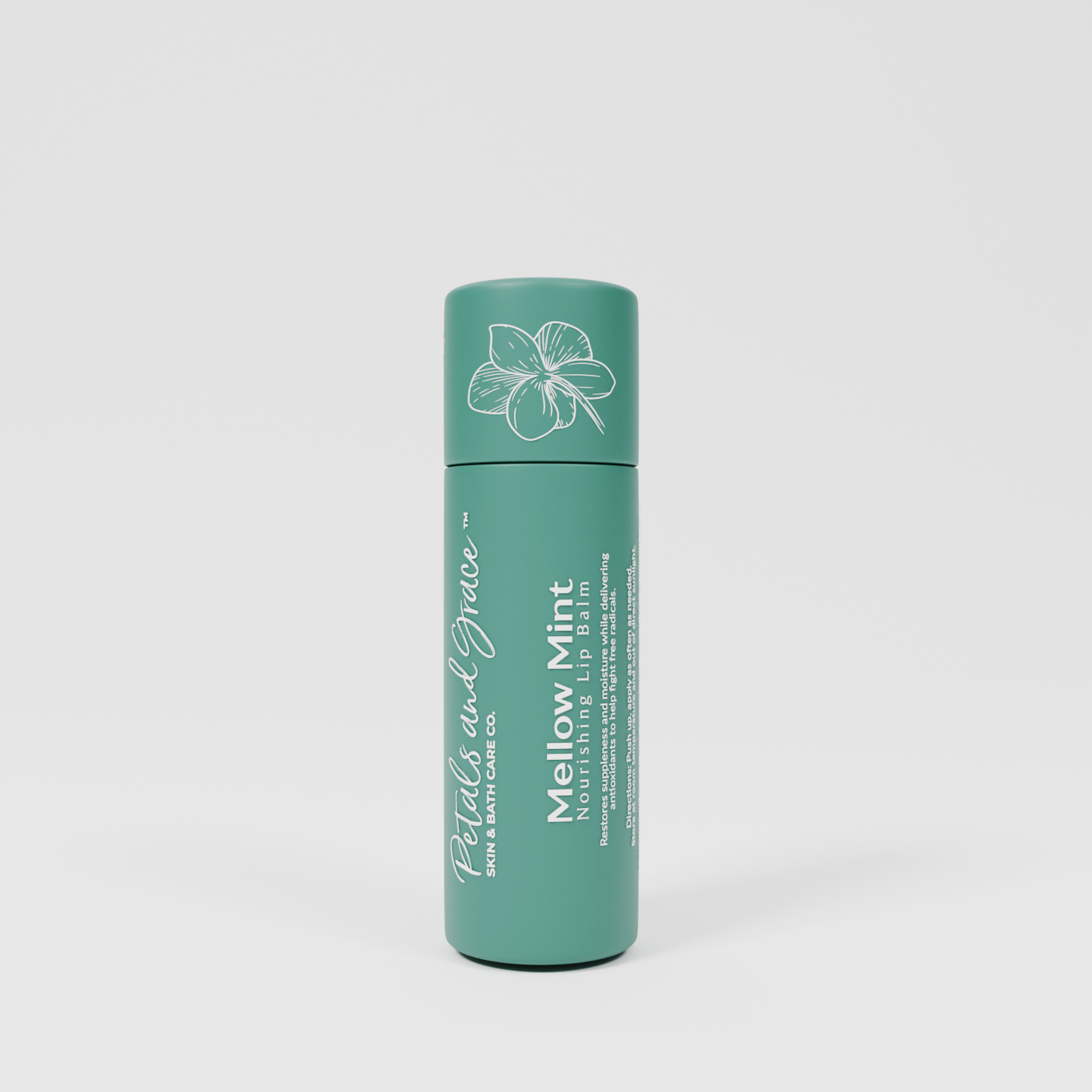 Mellow Mint Nourishing Lip Balm – Petals and Grace Skin and Bath Care Co.