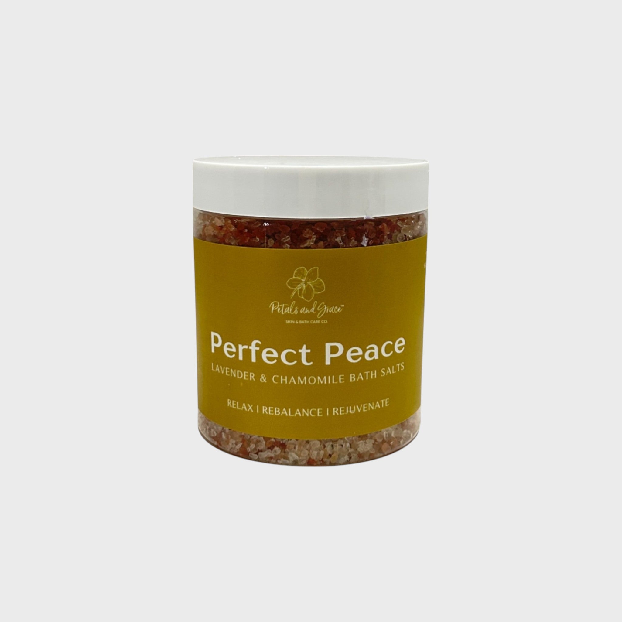 Perfect Peace – Lavender & Chamomile Bath Salt – Petals and Grace Skin ...